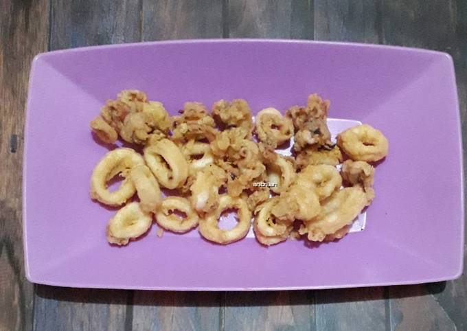 Resep Cumi crispy simpel oleh Ani Brilian - Cookpad