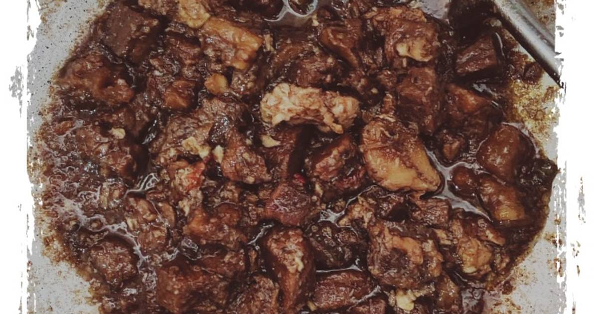 Resep Gongso daging dan otak semarang oleh Sandra Arista - Cookpad