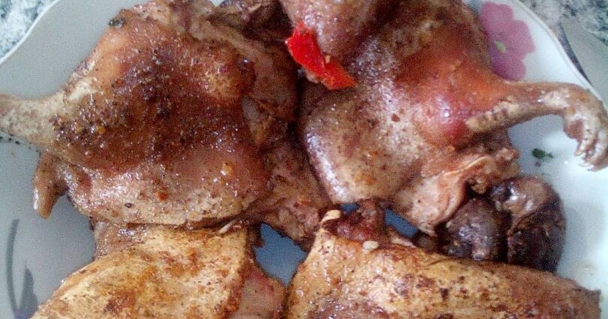 Cuy frito y aprovechamiento de su caldo Receta de Mercedes Huaman ...