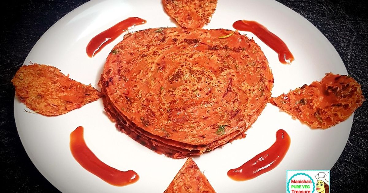 Beetroot Chilla Healthy Heart Red Chilla Recipe by Manisha Sampat - Cookpad