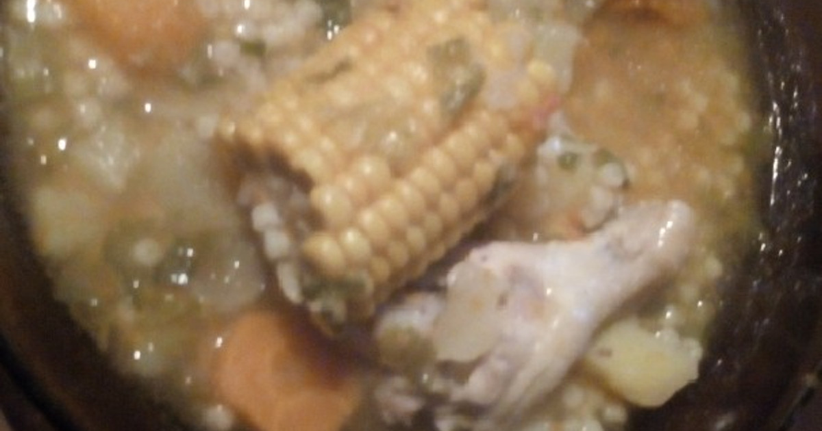 Sopa De Verduras Y Fideos Munición (En Olla Grande) Receta de Naty 22