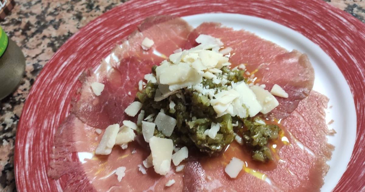 Carpaccio de carne - 91 recetas caseras- Cookpad