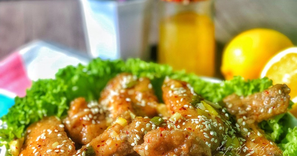Resipi Spicy Lemon Chicken Wings oleh Kakak Faa - Cookpad