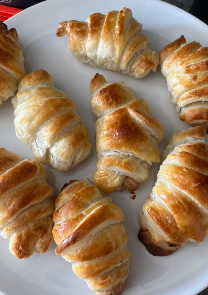 Cruasanes de kinder Receta de Los pastelitos de Paula- Cookpad
