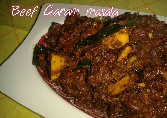 Beef Garam masala Recipe by shikku - Cookpad