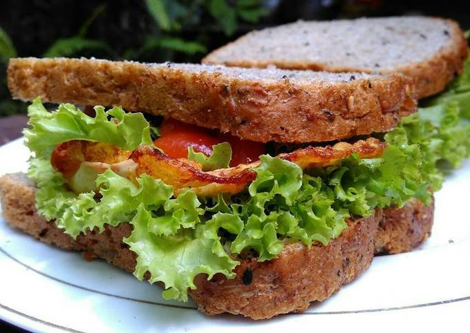 Resep Sandwich Roti Gandum oleh vanie sindana - Cookpad