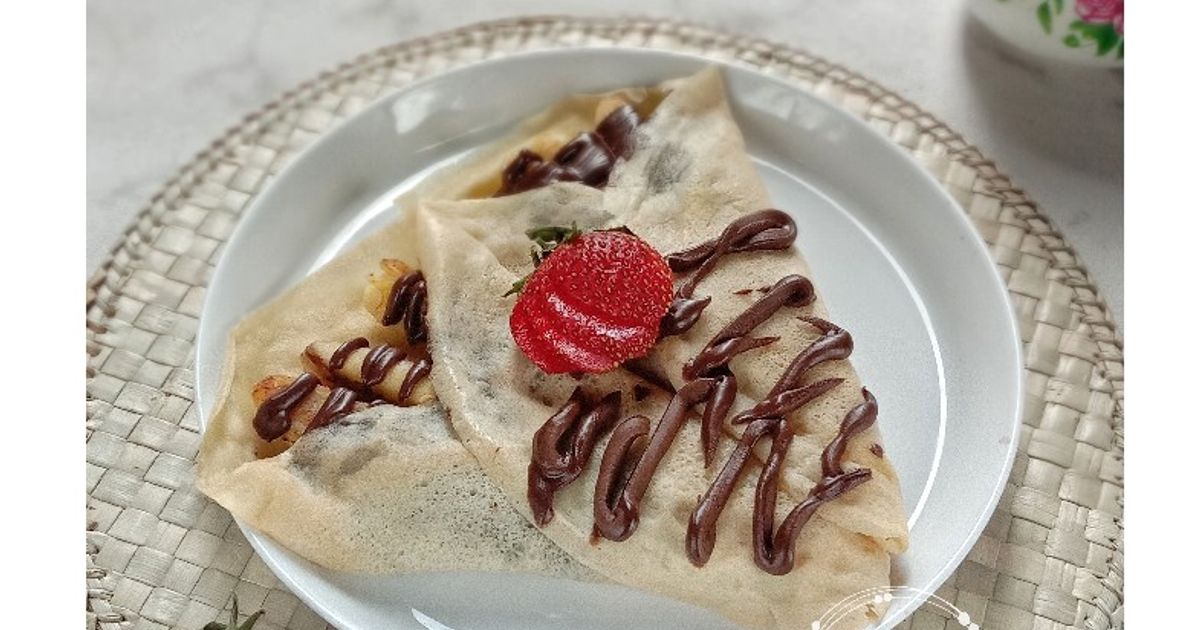Resep Crepes Pisang Coklat Salju oleh Ardhaniluvnabva - Cookpad