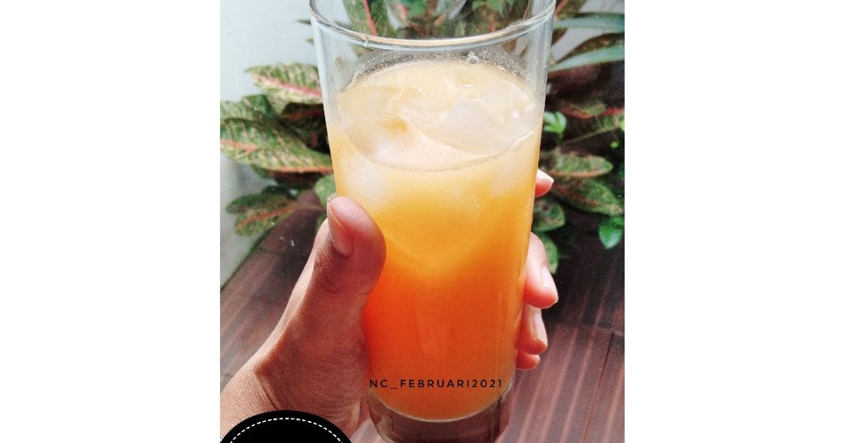 Resep es sirup jeruk abc rumahan enak dan mudah - Cookpad