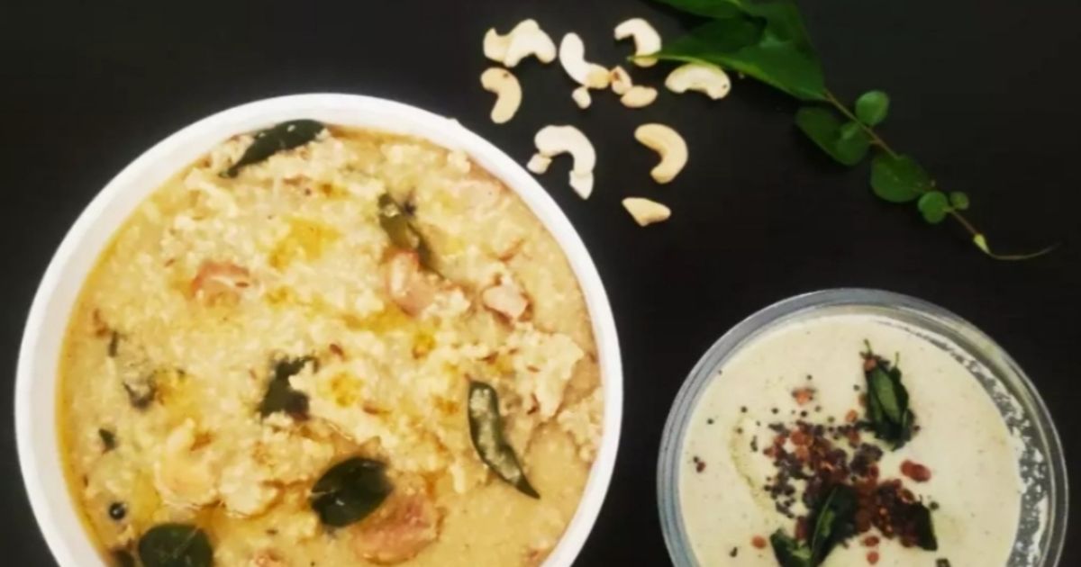 Foxtail Millet Ven Pongal With Coconut Chutney Recipe by Renukabala ...