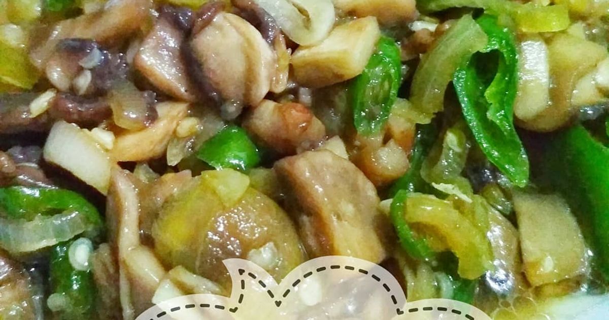 Resep Tumis Jamur Lombok Ijo oleh Dapurgalski - Cookpad