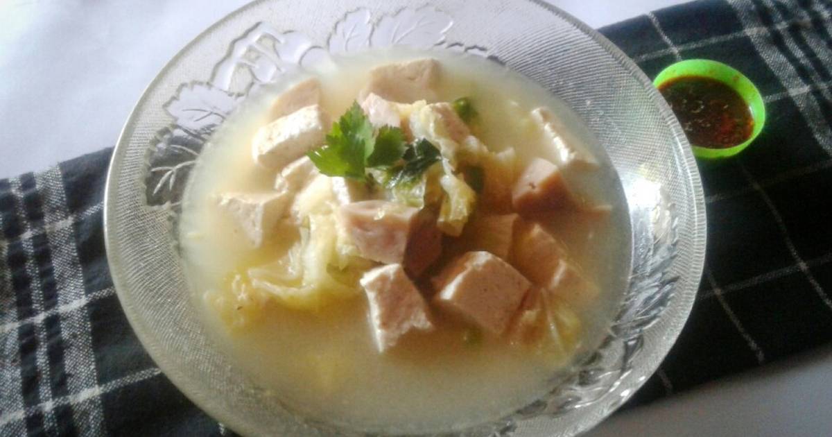 382 resep sop sawi putih tahu enak dan sederhana ala rumahan - Cookpad