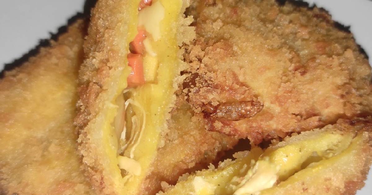 Resep Roti goreng isi rogut oleh Viqri Ana - Cookpad