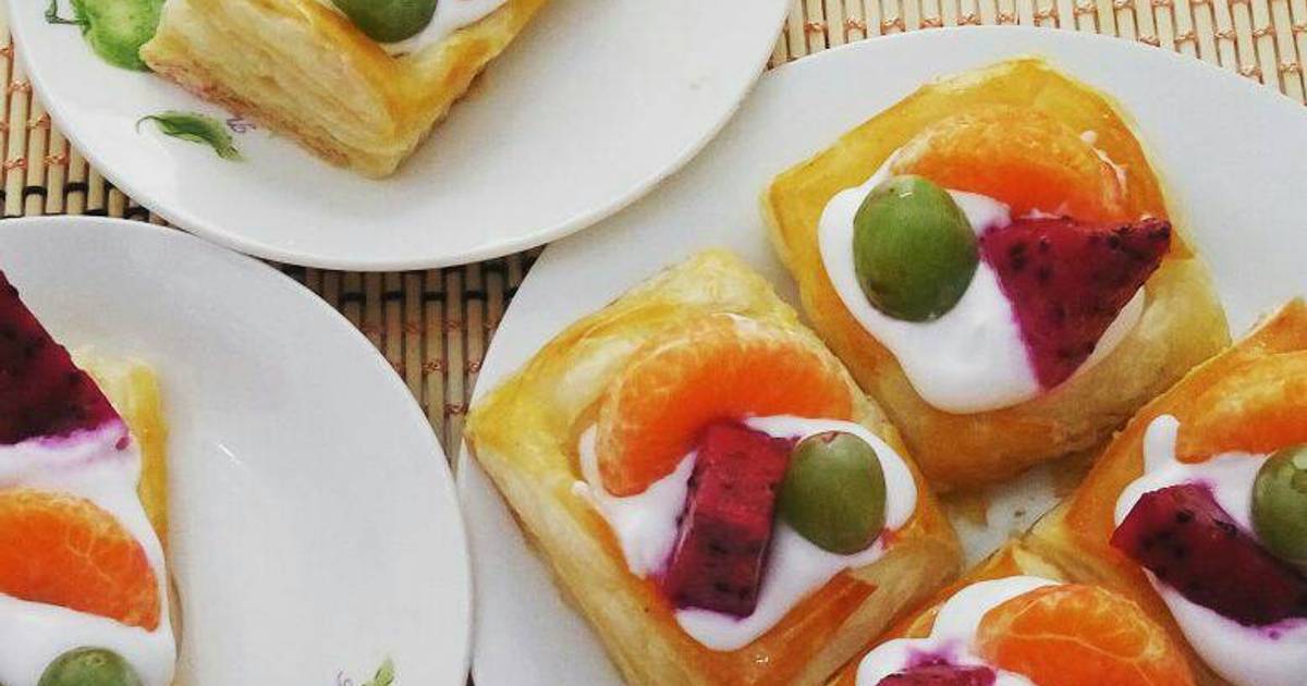Resep Fruit puff pastry oleh Widynaura - Cookpad