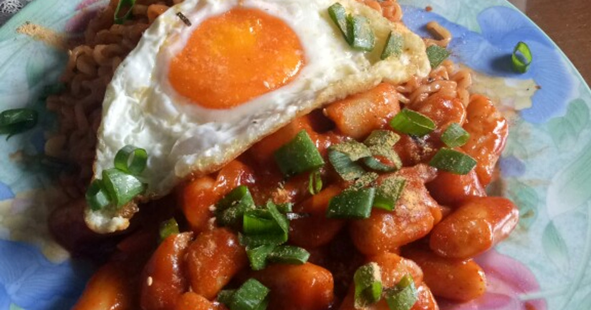 Resep Tteokbokki Dengan Saus Gochujang Home Made oleh rhahesmy isma ...