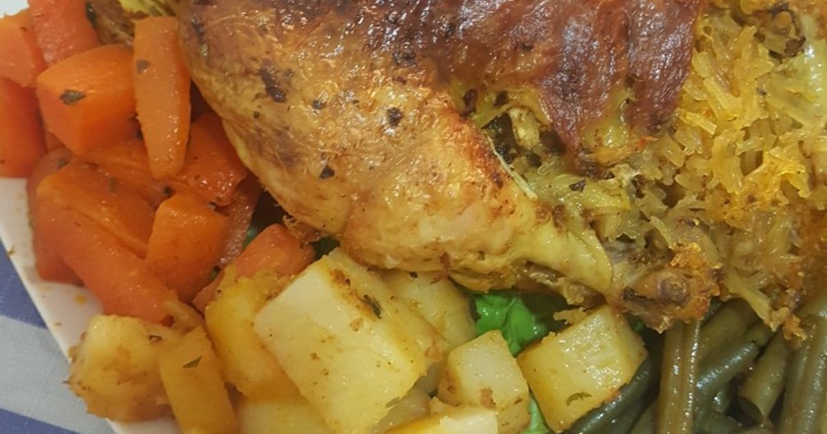 Steamed And Roasted Stuffed Chicken With Vermicelli 🍗👌 Recipe by Souma Man