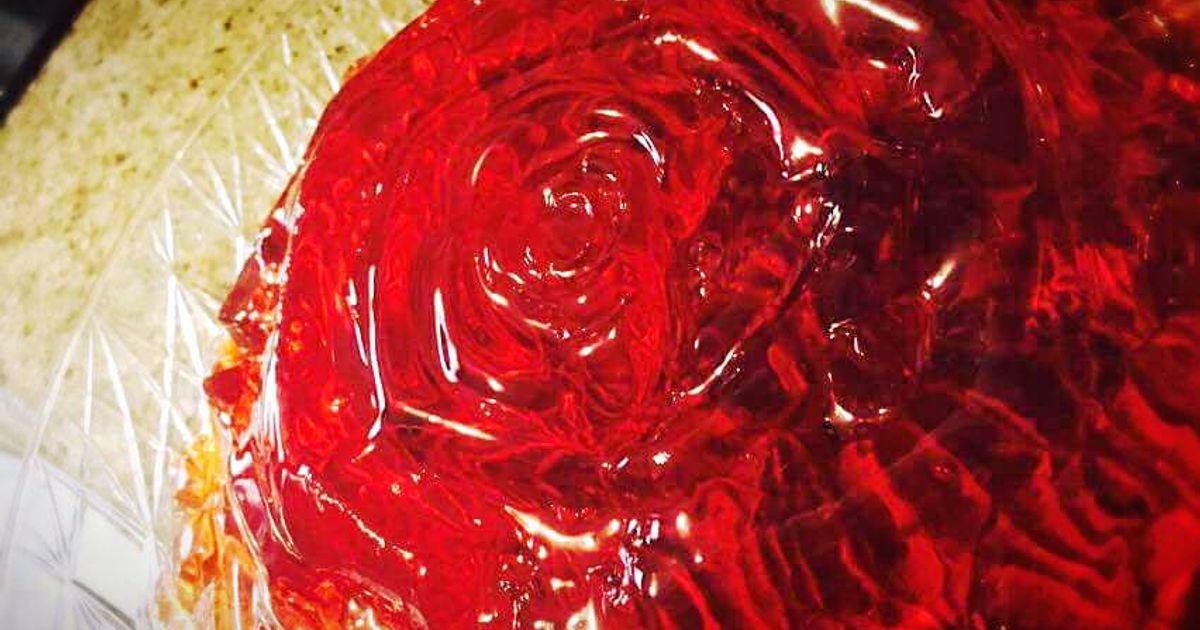 Gelatina De Fresa Forma De Rosa, Fácil, Y Durofrio Con Manzana Receta ...