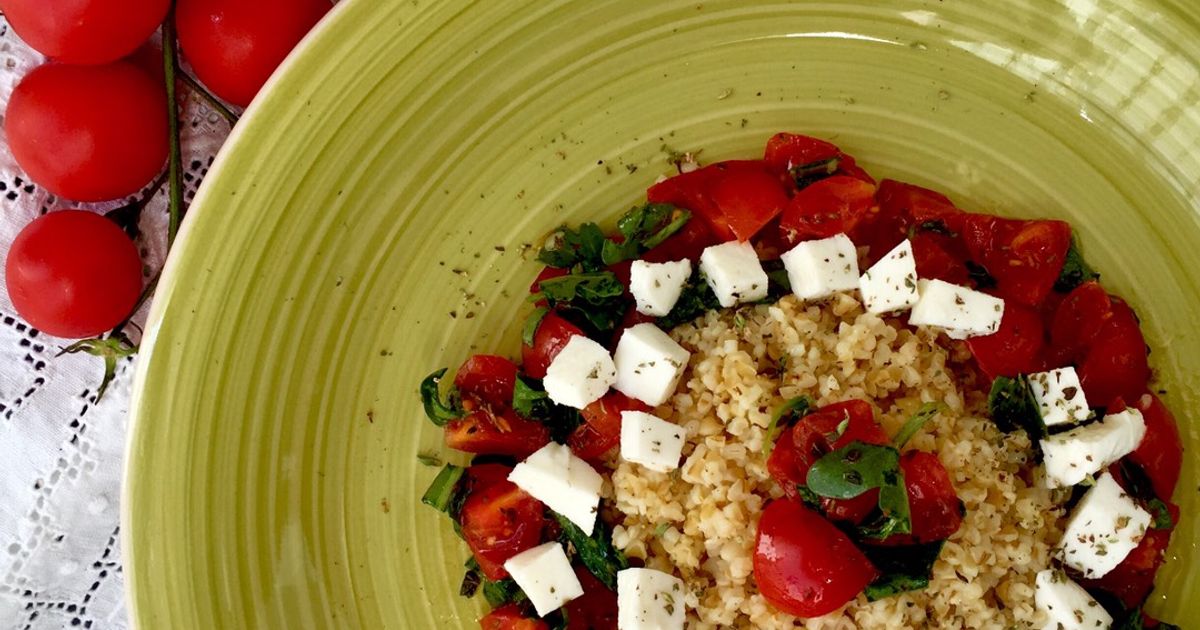 Bulgur Caprese Recipe by Marcella Sweetly Elvie - Cookpad