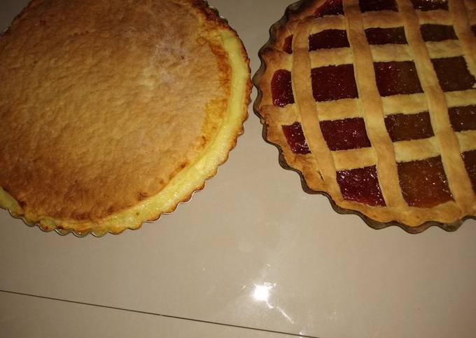 Pasta Flora y tarta de ricota Receta de Susana Fernandez- Cookpad