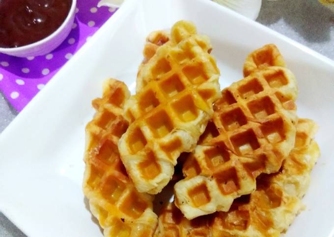 Resep Croffle Puff Pastry oleh Mamah Aura - Cookpad