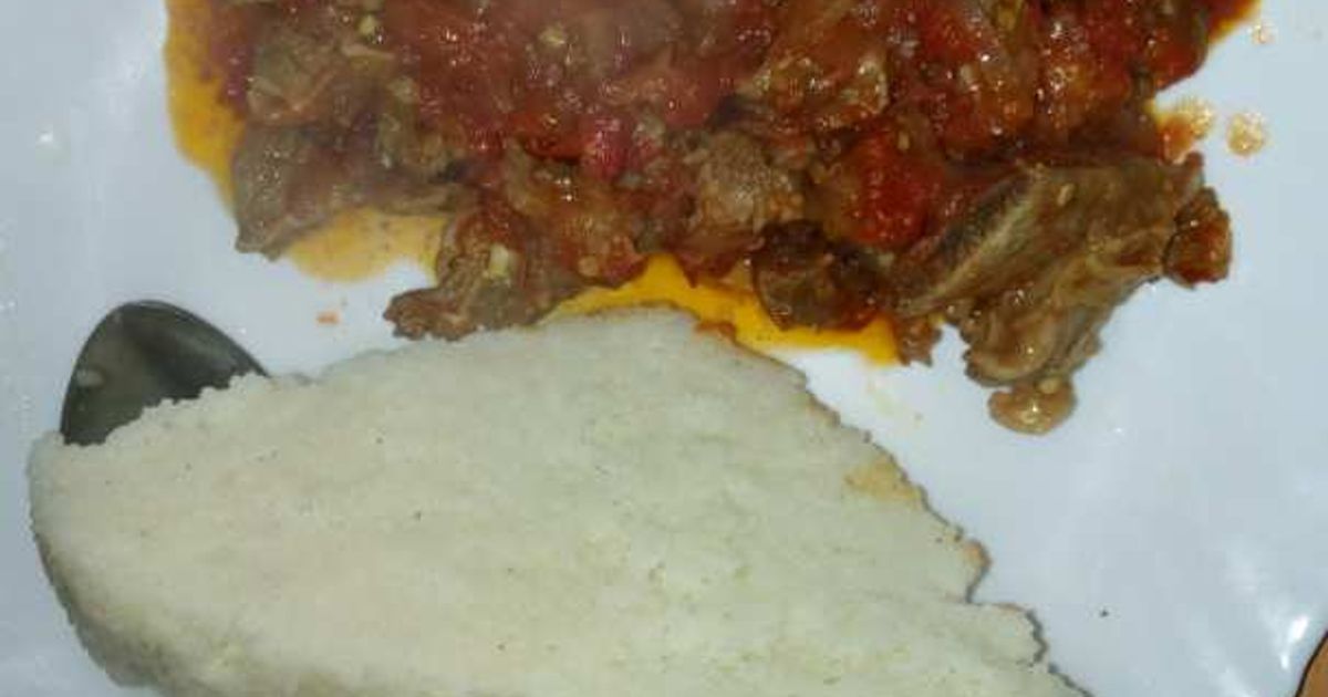 Carbonate Of Beef And Ugali Recipe by Erick Muchai - Cookpad
