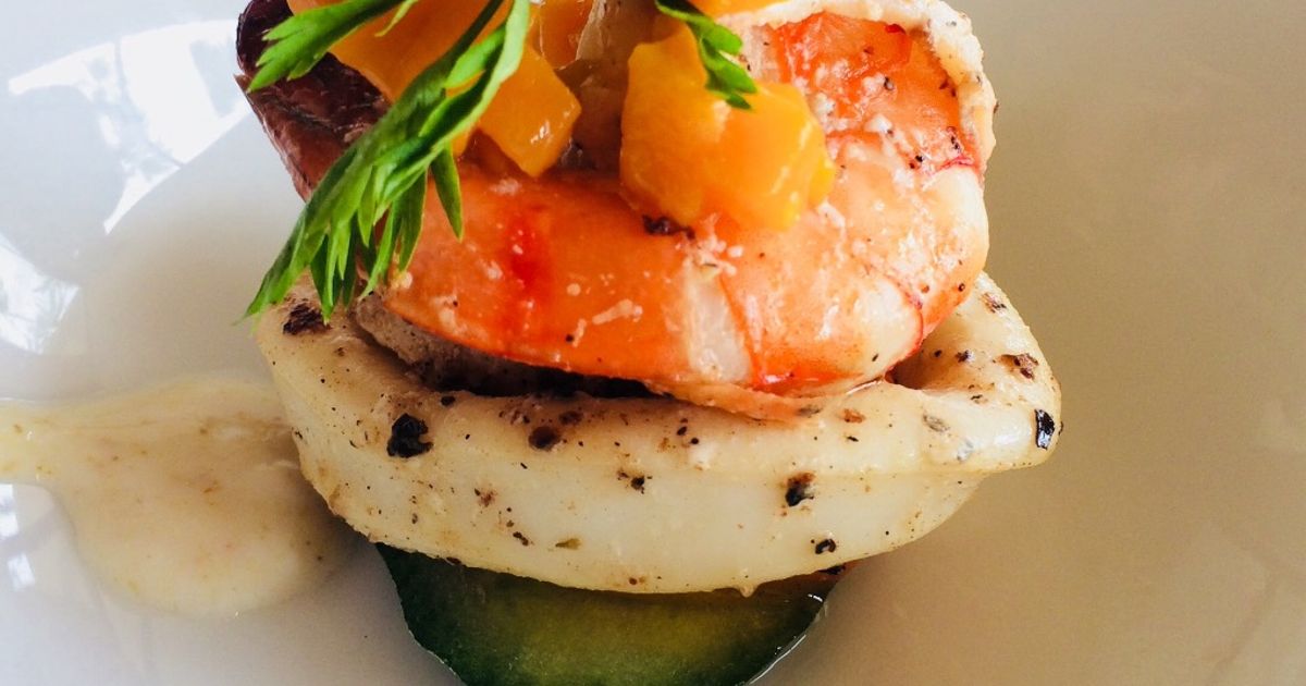 Cuttle Fish Salad With Lemon Vinaigrette Recipe by Shipra Arora Gandhi ...