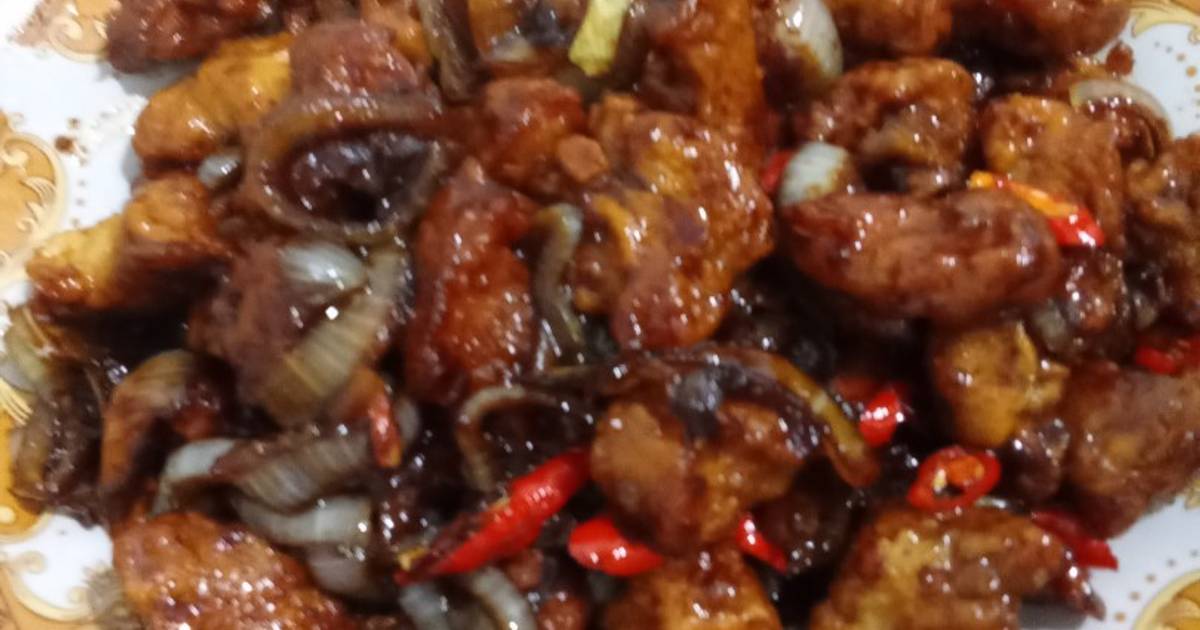 Resep Ayam Saos Mentega oleh Shella Amelia - Cookpad