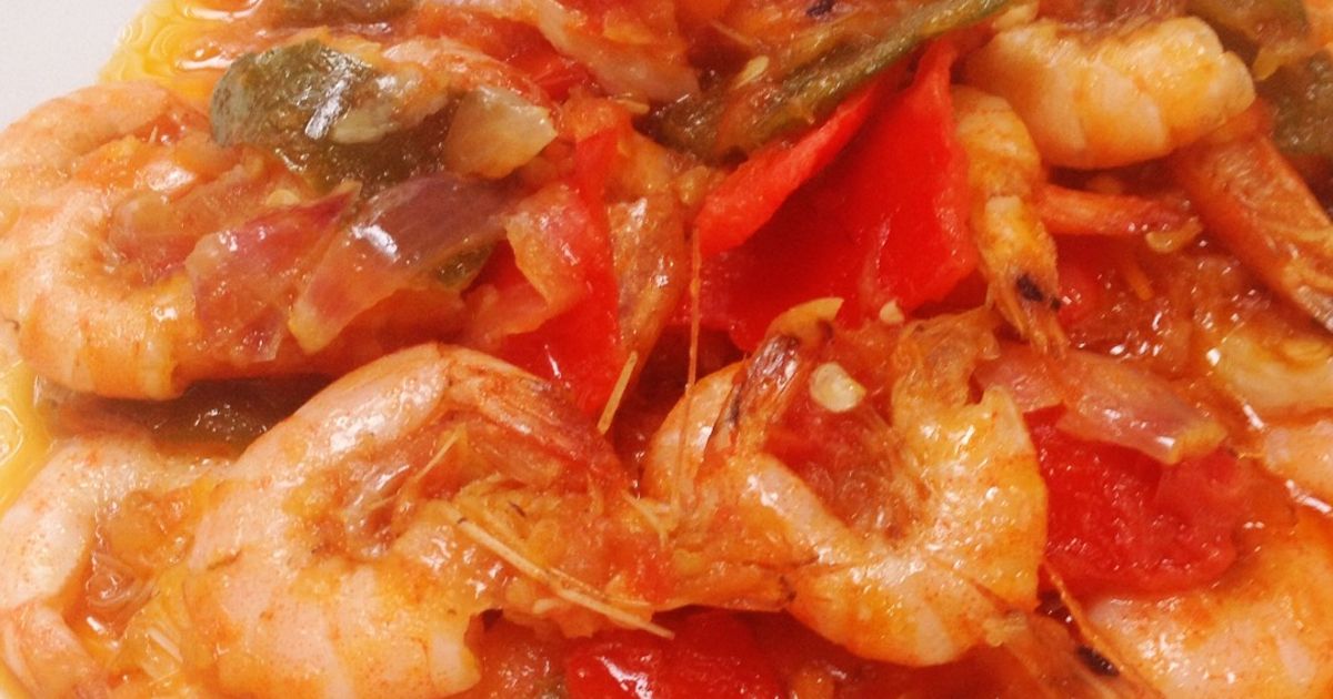 Resep Tumis Udang Cabe Ijo Merah oleh Dian Kusno - Cookpad