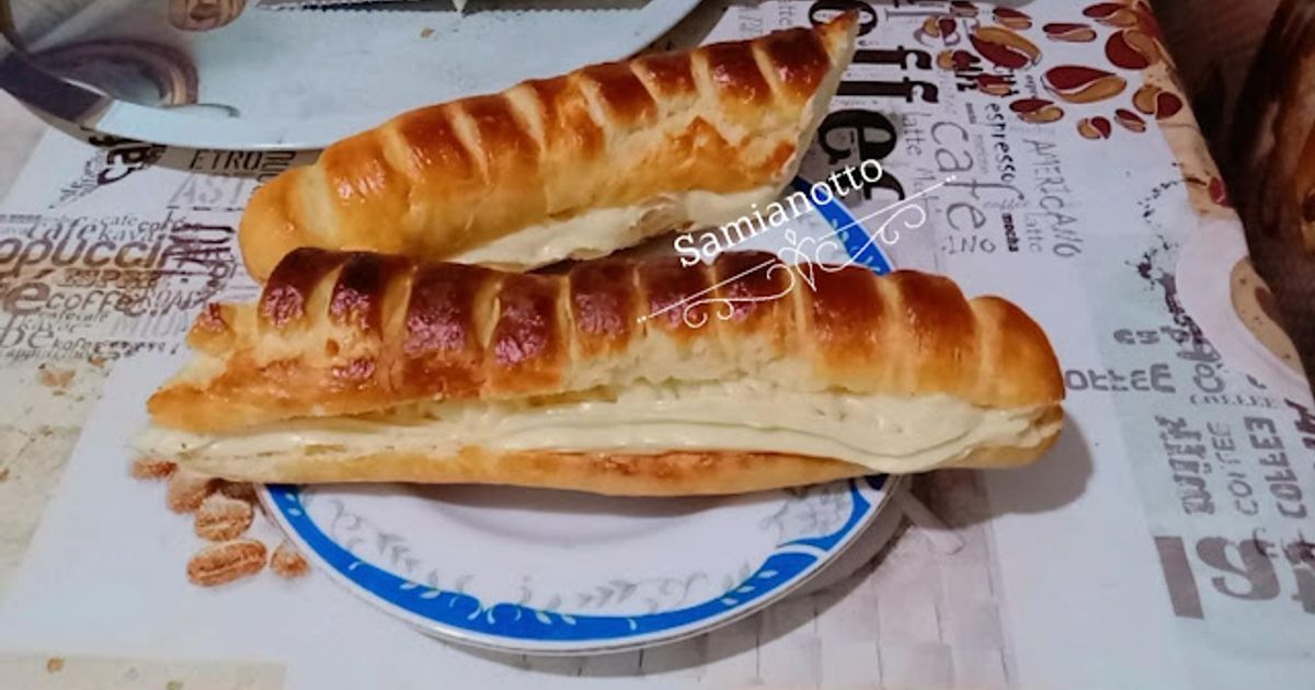 Baguette Viennoise à La Crème Mousseline de Samia Ben - Cookpad