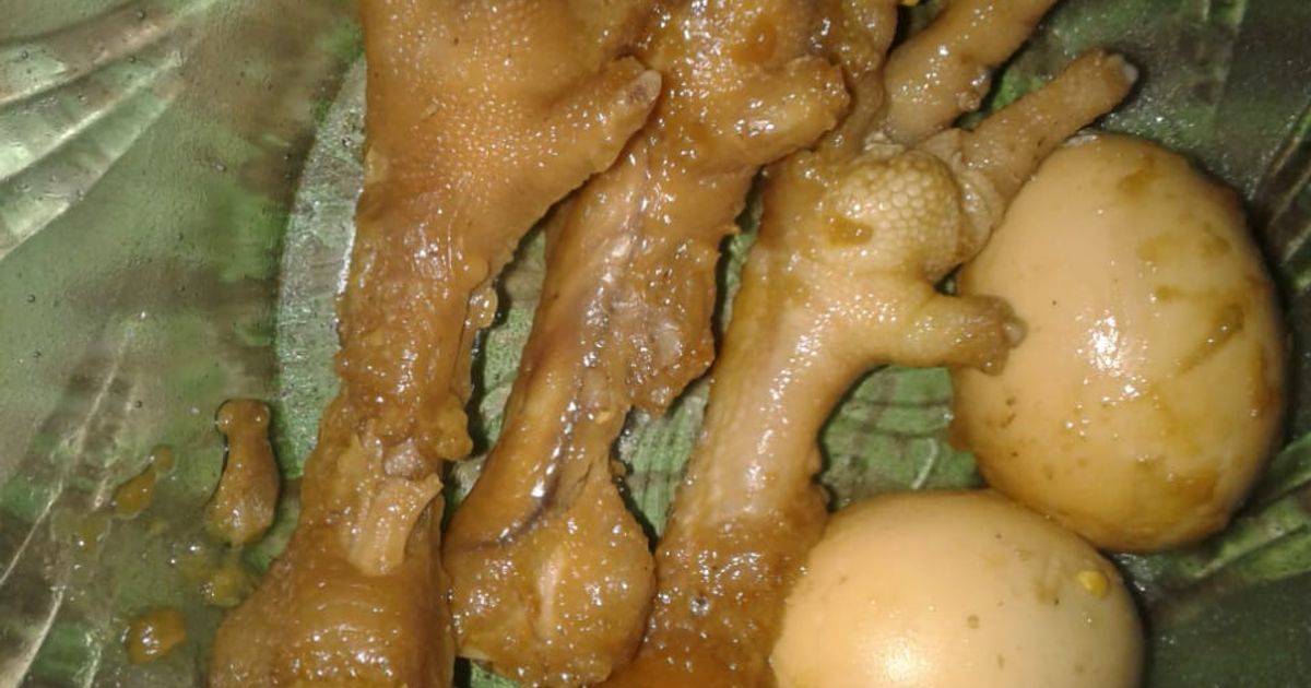 Resep Cakar Dan Telur Bacem oleh Salma Mom - Cookpad