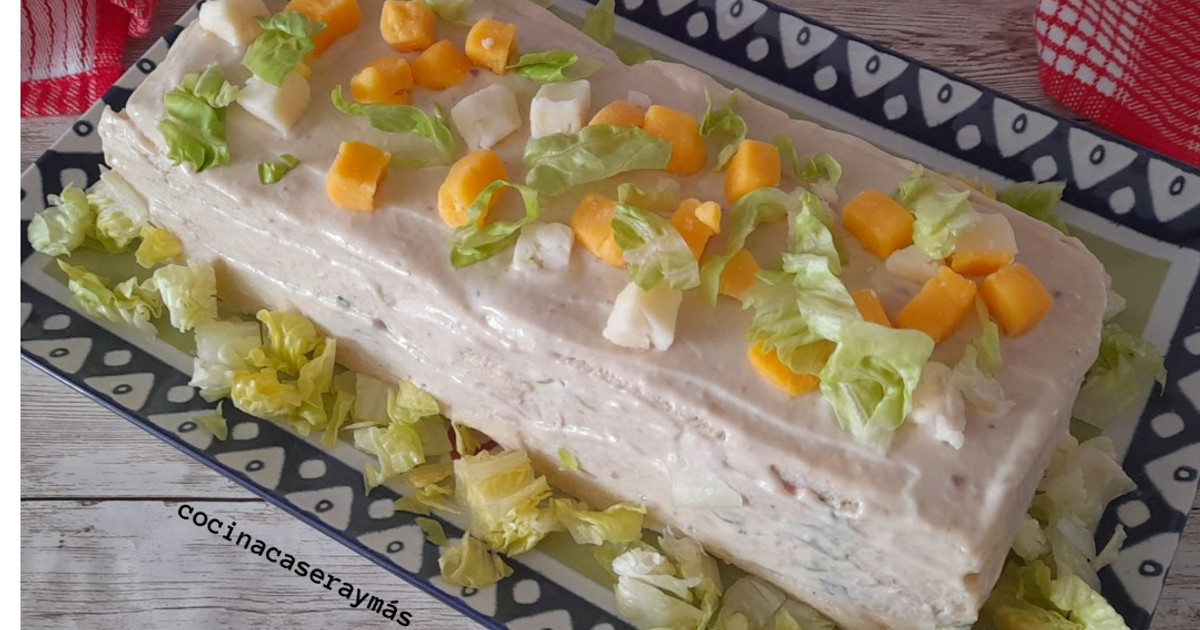 Pastel Frío De Salsa César Con Atún Receta de M.E.T.R. (MªElena)- Cookpad