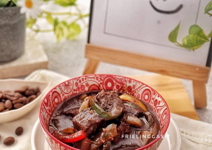 Resep Coffee Beef Stew oleh Frielingga Sit - Cookpad