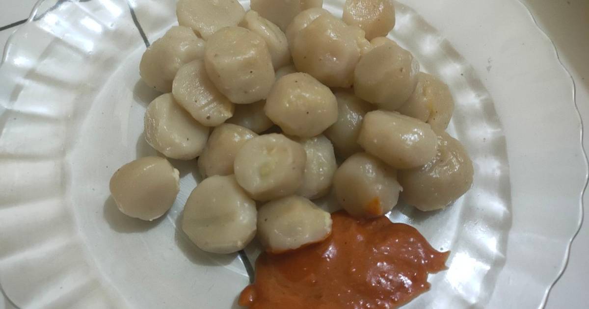 Resep Cilok isi telur saos sambal kacang oleh Giwang Utami - Cookpad