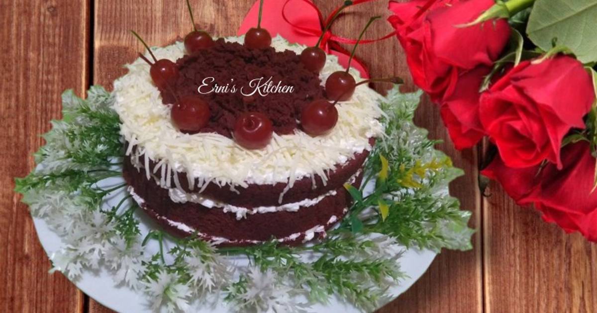 Resep Red Velvet Cake (Takaran Sendok) oleh Erni's Kitchen (RK) - Cookpad
