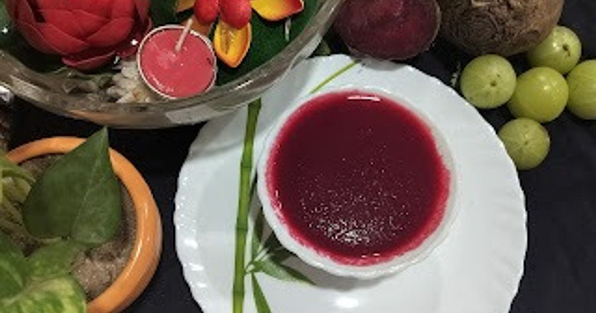 Beetroot Amla Soup Recipe by Mukti Sahay - Cookpad