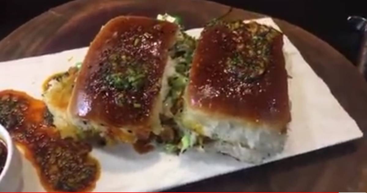 Chana masala muska bun with mirchi tadka Recipe by Falguni Thakker ...