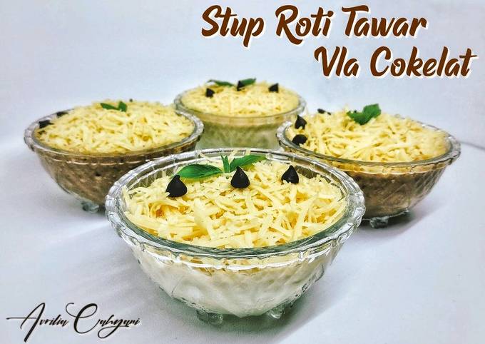 Resep Stup Roti Tawar Vla Cokelat oleh Avrilia Cahyani - Cookpad