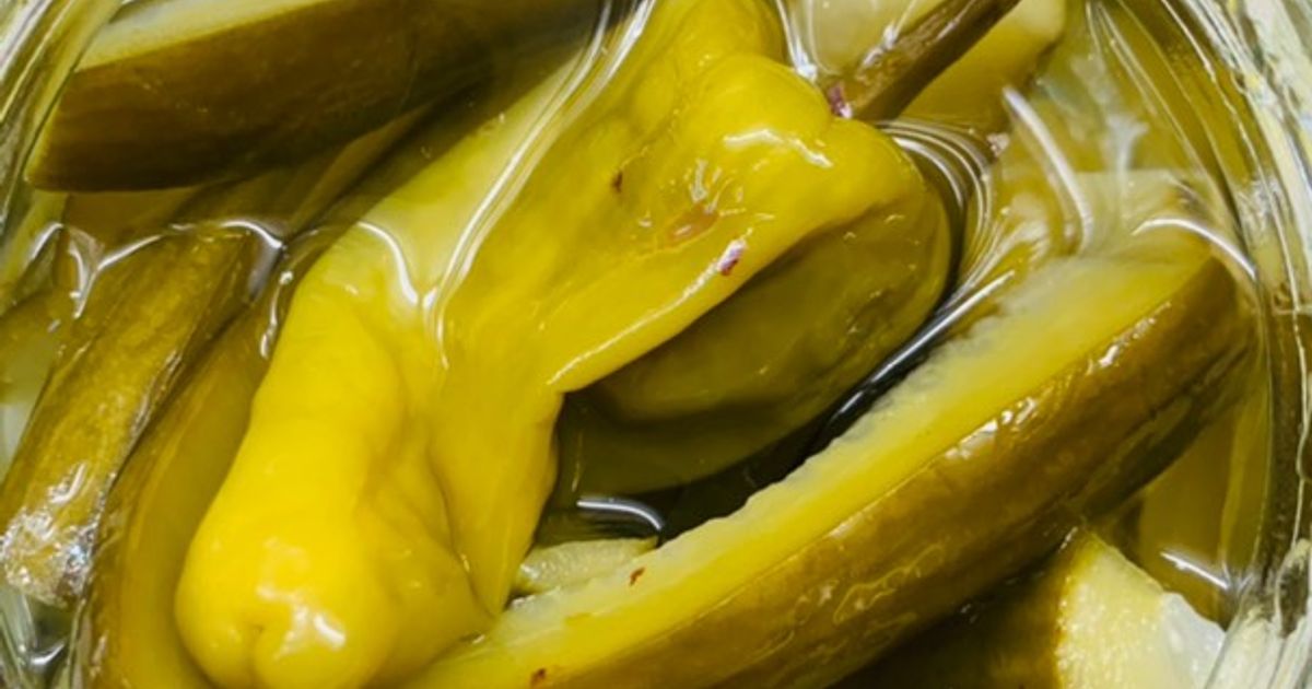 Instant Arabic Style Pickled Chillies And Cucumber| Lebanese Shawarma Pickles Recipe by ...