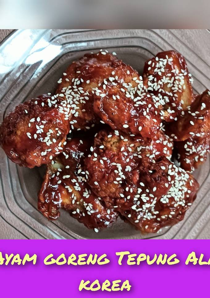 Resep Ayam Goreng Tepung Ala korea oleh aisidin danuartha - Cookpad