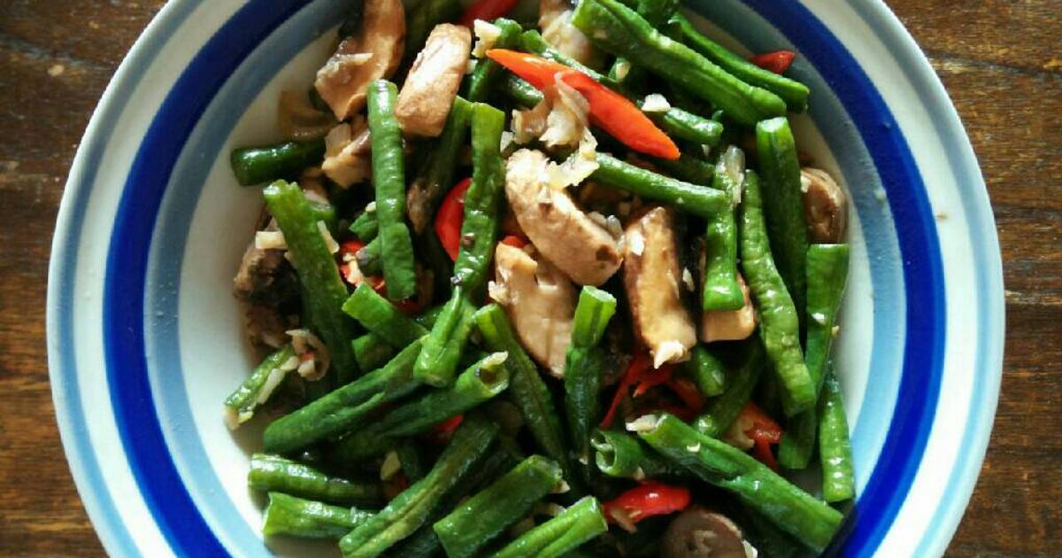 Resep Oseng Kacang Panjang Portobello oleh @rockadocta - Cookpad