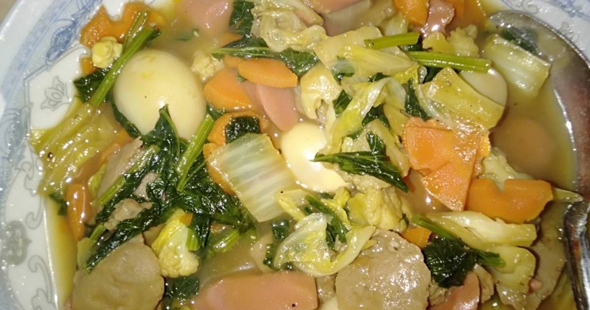 55 resep capcay bumbu instan sosis enak dan mudah - Cookpad