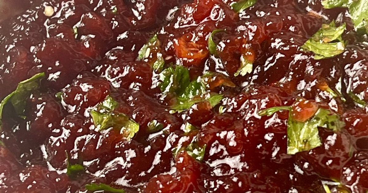 Cranberry Chutney/Relish Recipe by Mish - Cookpad