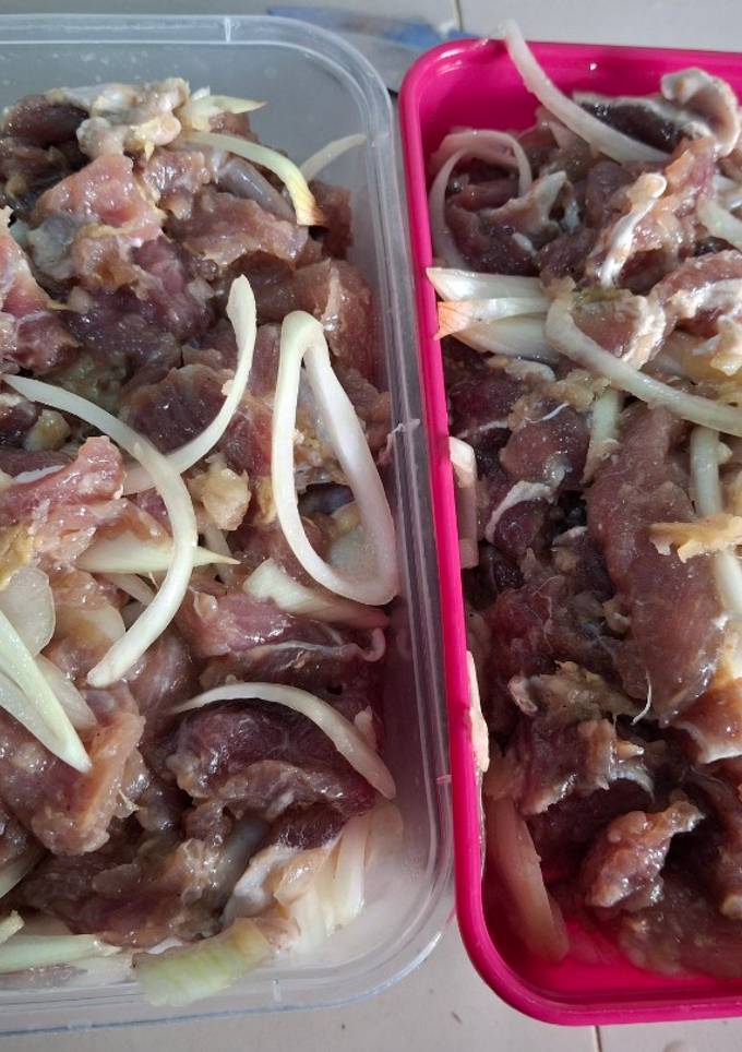 Resep Bumbu marinasi daging sapi untuk grill ala korea oleh dziyadatul haq - Cookpad