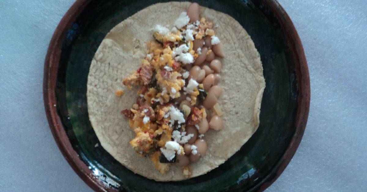 Tacos de huevo - 216 recetas caseras- Cookpad