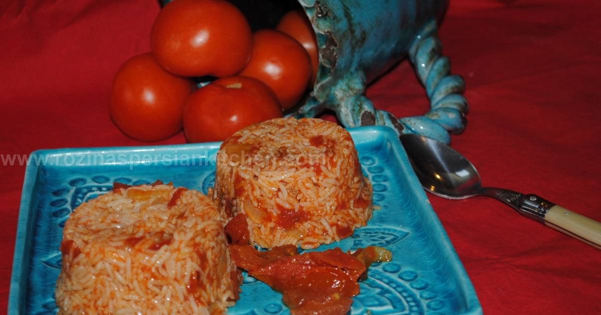 Persian tomato rice (Dami-e Gojeh Farangi) Recipe by Rozina Dinaa - Cookpad
