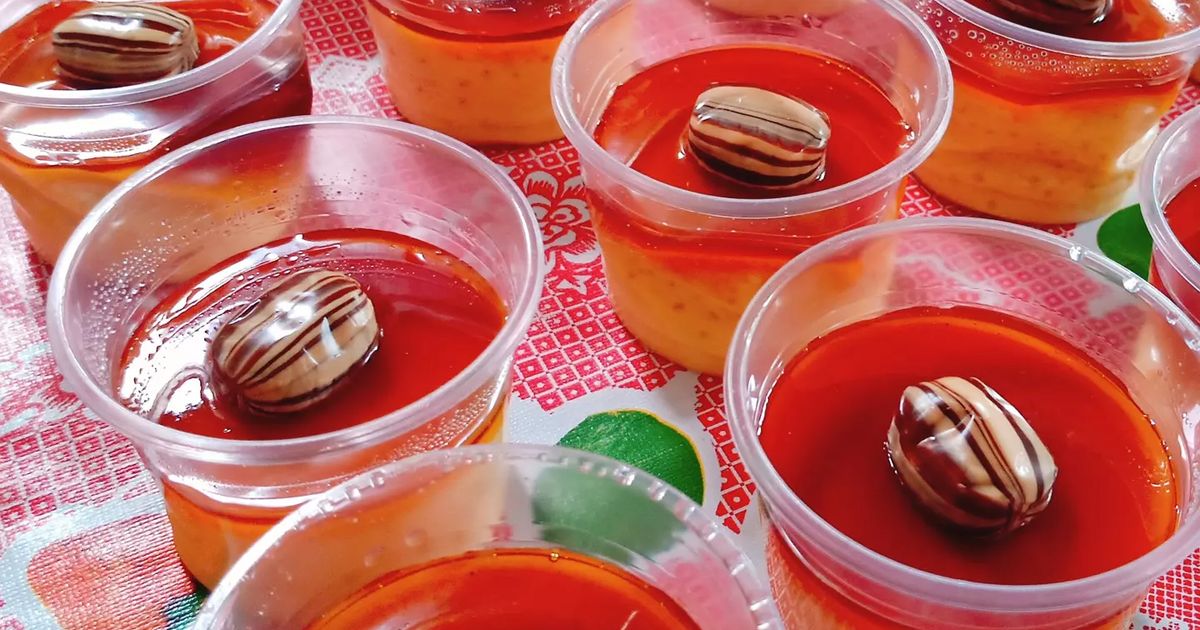 Leche Flan In Cup Recipe by Danbam.Recipes