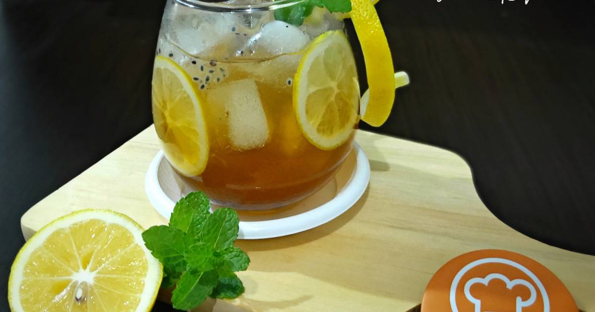 Resep Lemon Iced Tea 🍋 oleh Veni KM - Cookpad