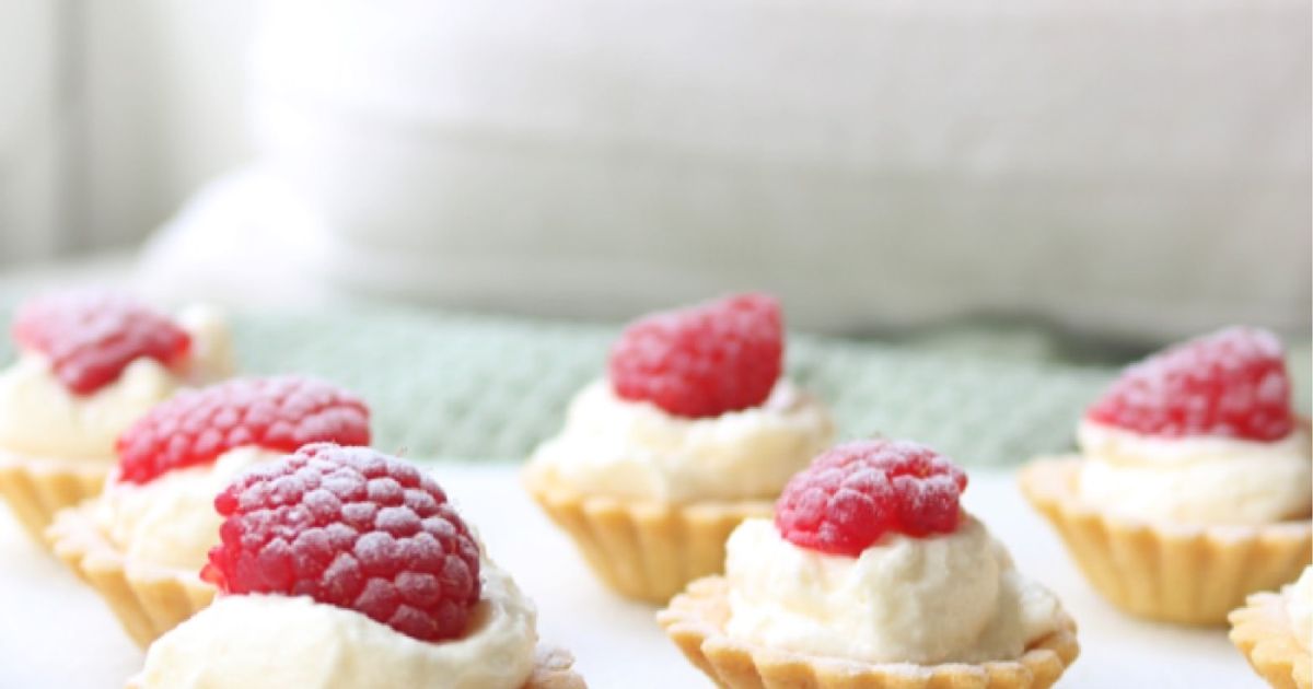 Lemon Curd Cream Filled Tart Cases With Store Bought Pastry Cases ...