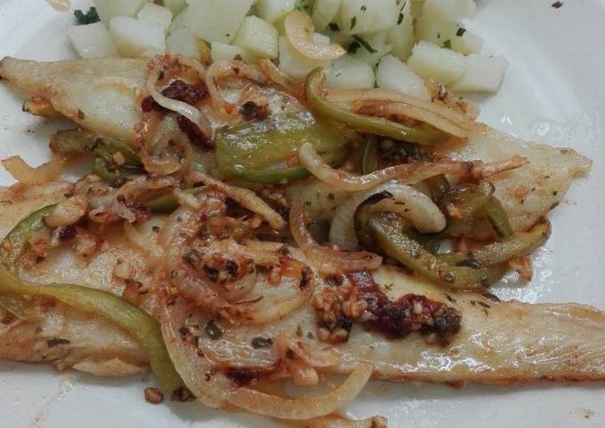 Postas de pescado al horno condimentadas Receta de Viviana Inza- Cookpad