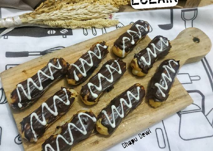 Resep Eclair / Kue Soes Klasik oleh Dhapu Dewi - Cookpad