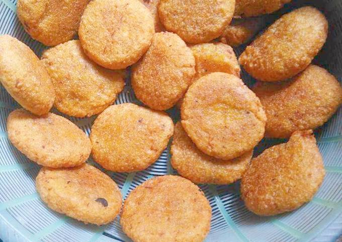 Cách Làm Món Bánh rán nhân đậu đỏ của Thu Mèo - Cookpad